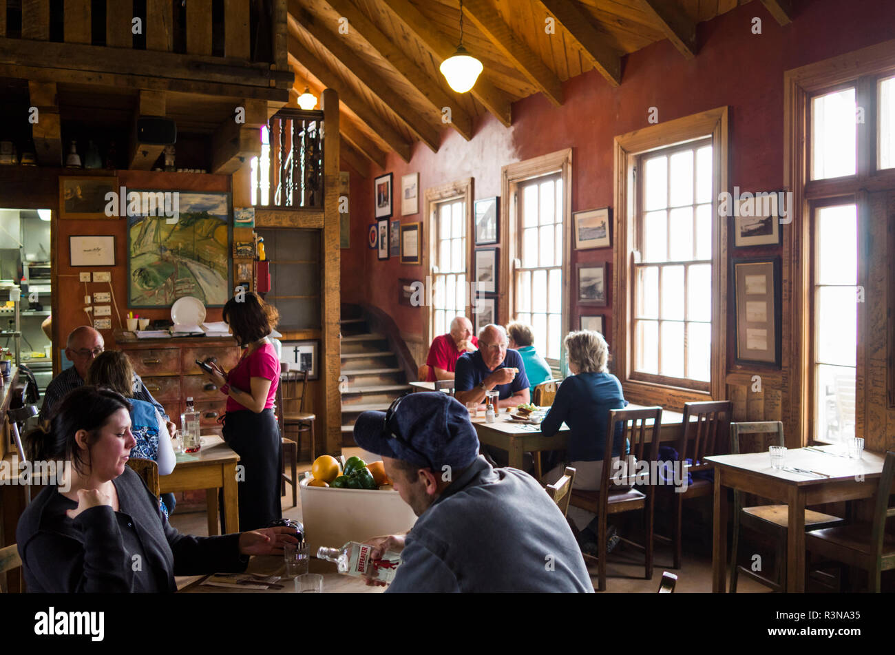 New Zealand, South Island, Otago, Moeraki, Fleur's Place, one of the ...
