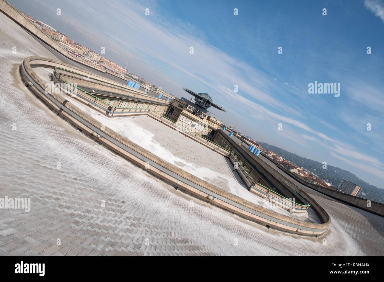 Old Fiat Factory in Turin Italy, built in 1920s, recently renovated by ...