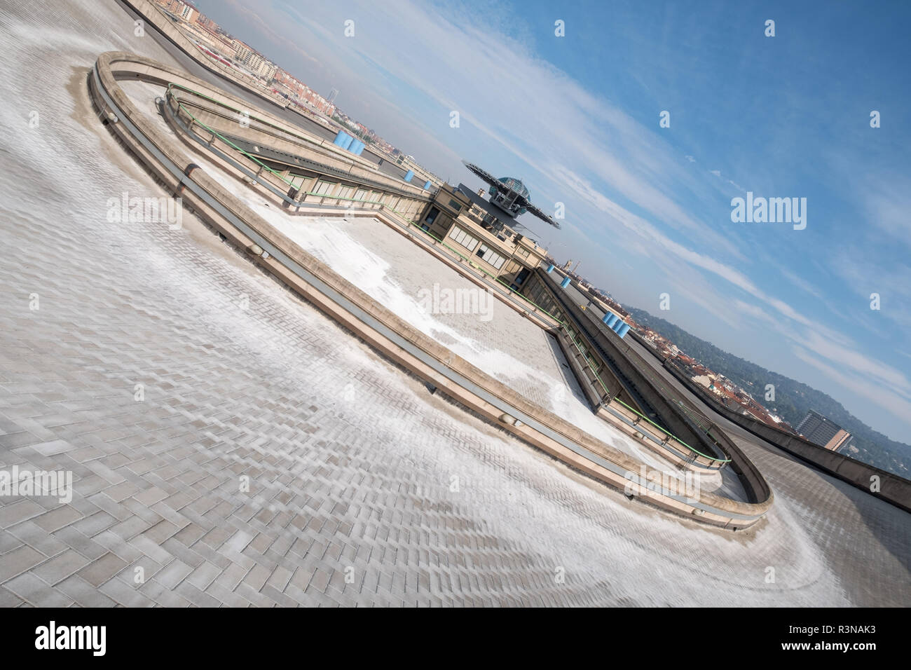 Old Fiat Factory in Turin Italy, built in 1920s, recently renovated by ...
