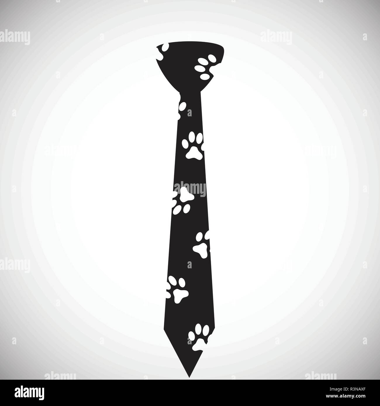 Trendy cute tie on white background Stock Vector Image & Art - Alamy