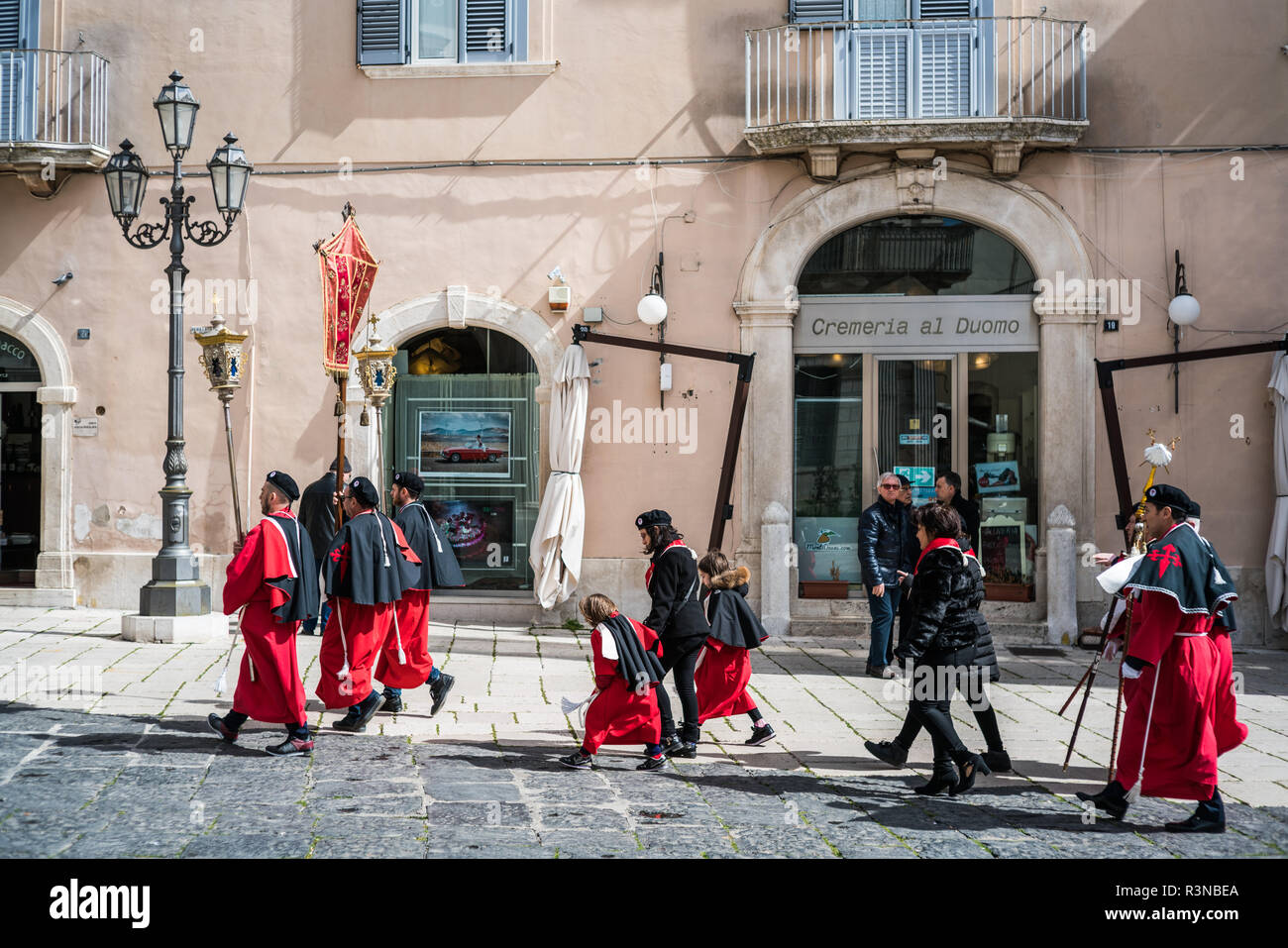 Local people in the Lucera, Italy, Europe Stock Photo - Alamy