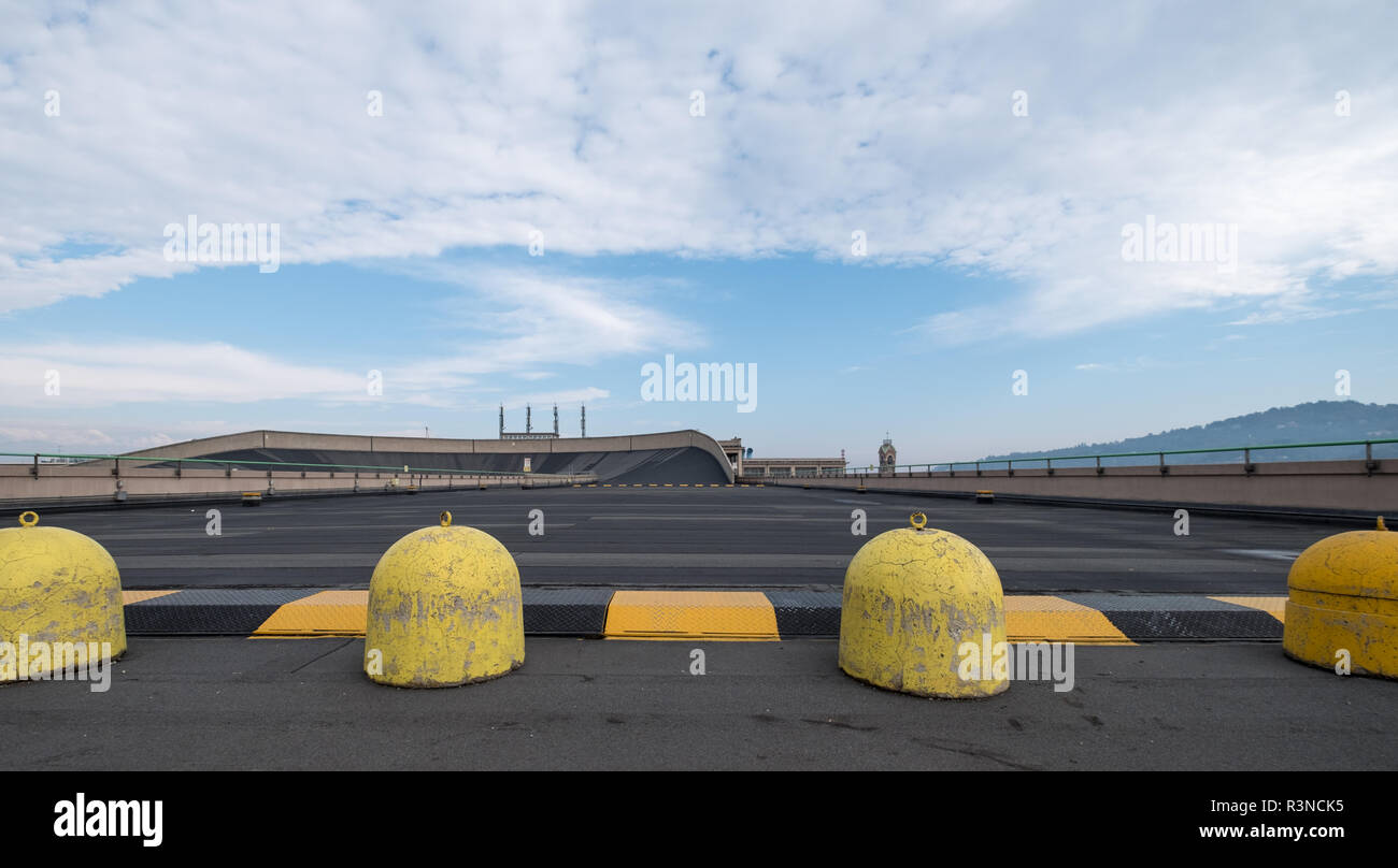 Old Fiat Factory in Turin Italy, built in 1920s, recently renovated by ...