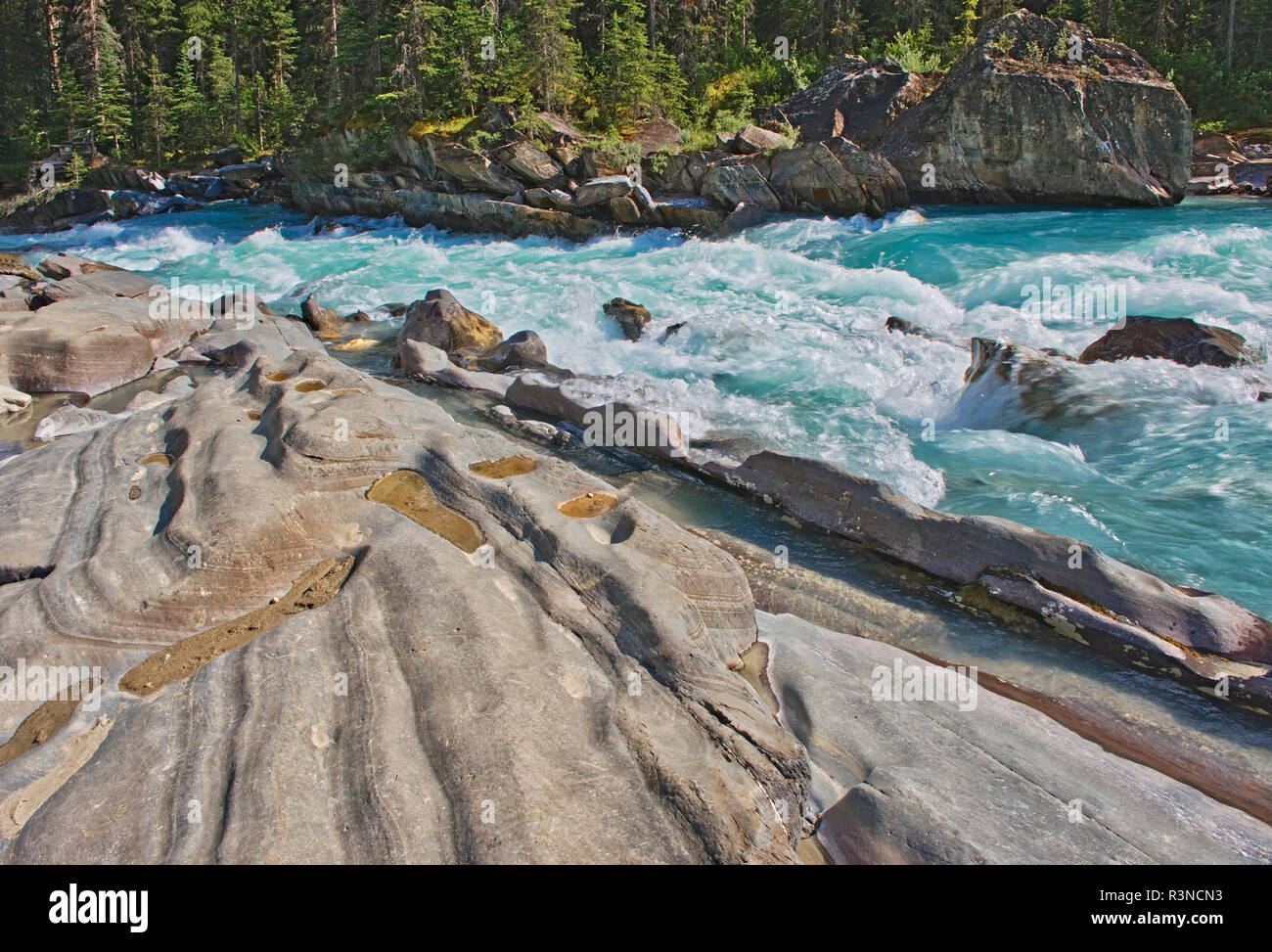Canada, British Columbia, Kootenay National Park. Numa Falls on ...