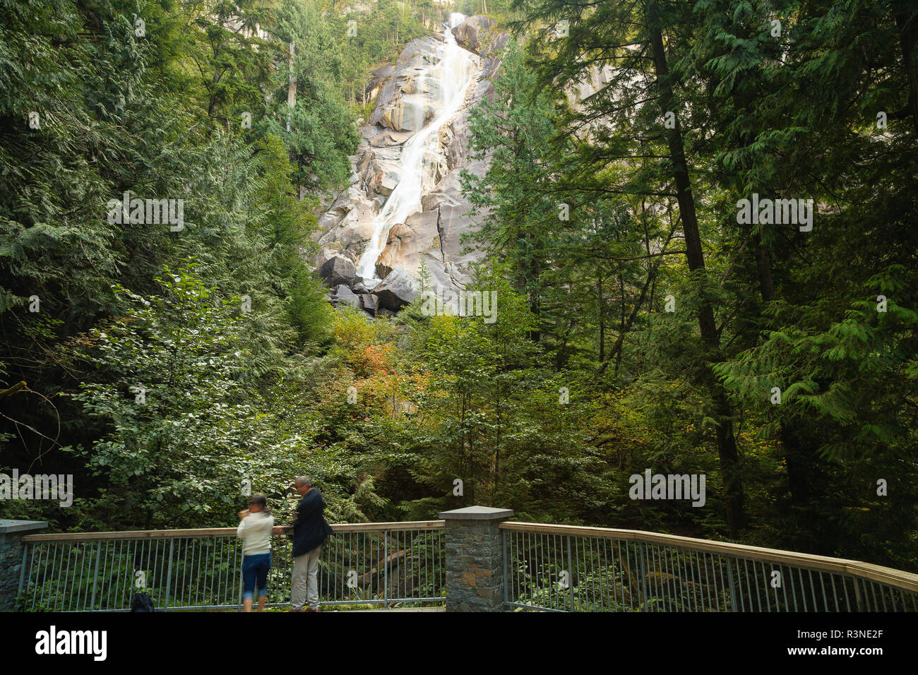 Shannon Falls Provincial Park near Squamish, British Columbia, Canada ...