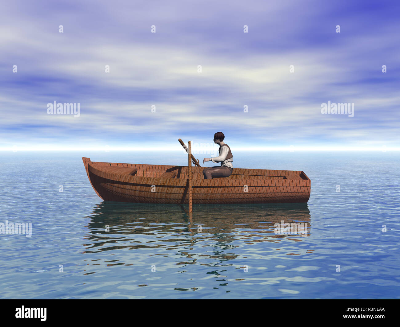 Boat sailing rowing sailboat hi-res stock photography and images - Alamy