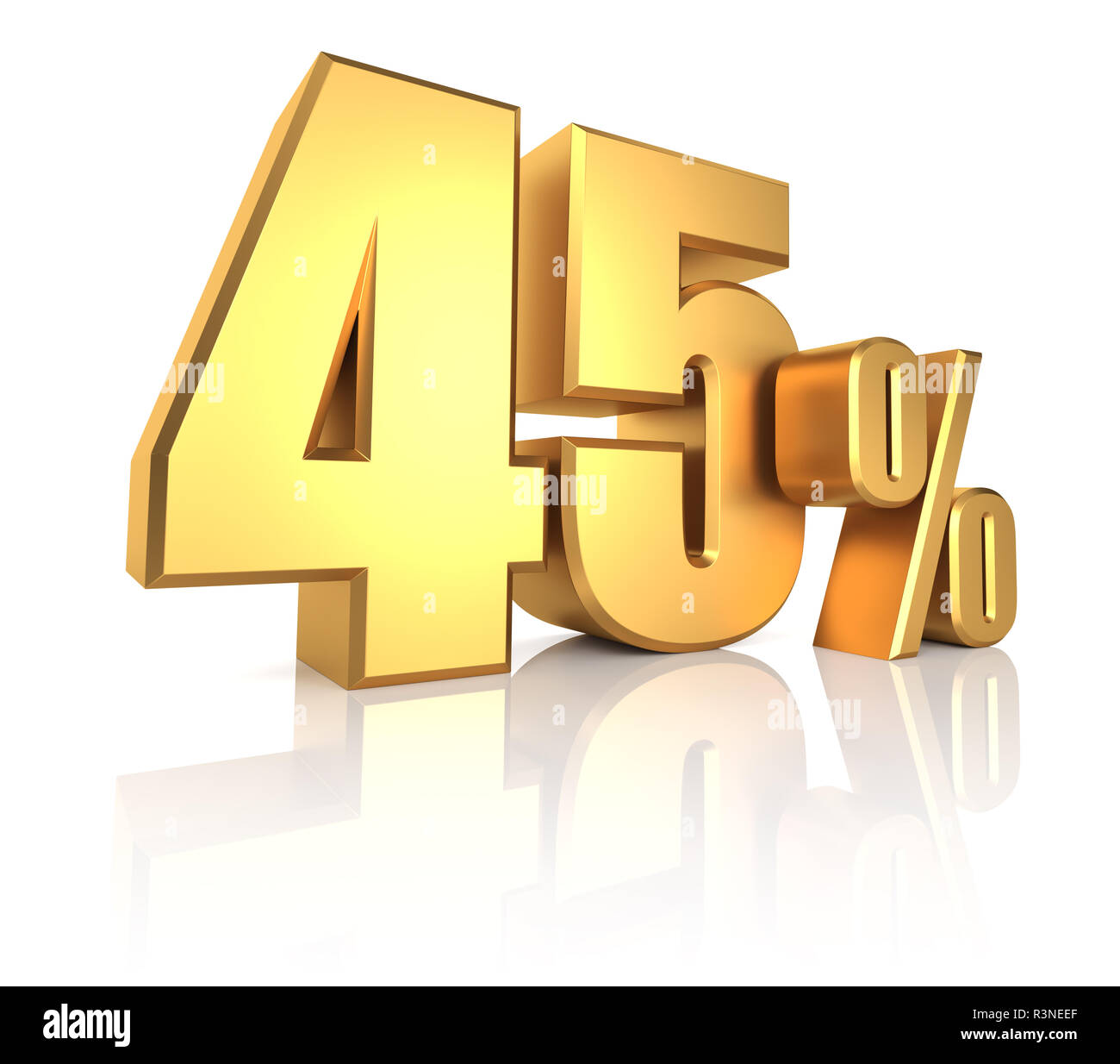 Gold percent symbol icon hi-res stock photography and images - Alamy
