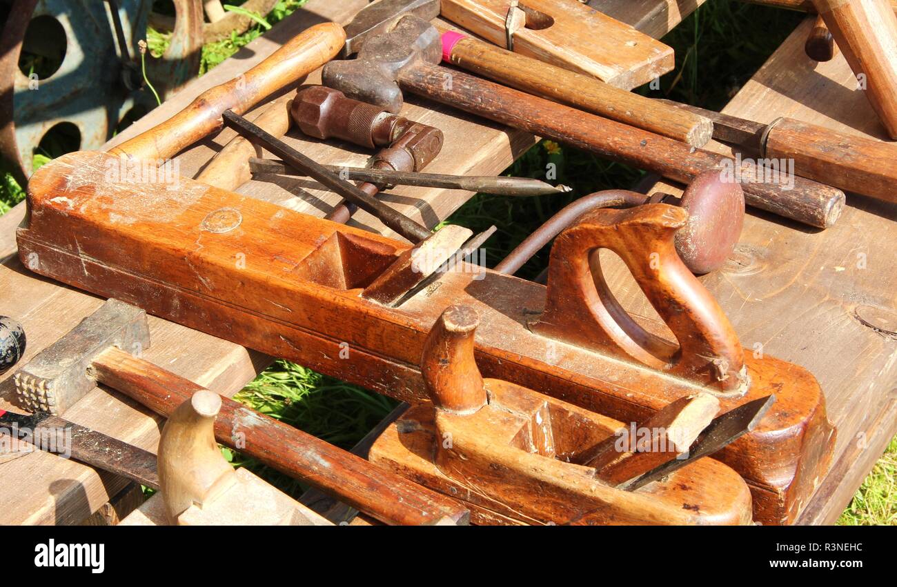 tools of a carpenter Stock Photo - Alamy