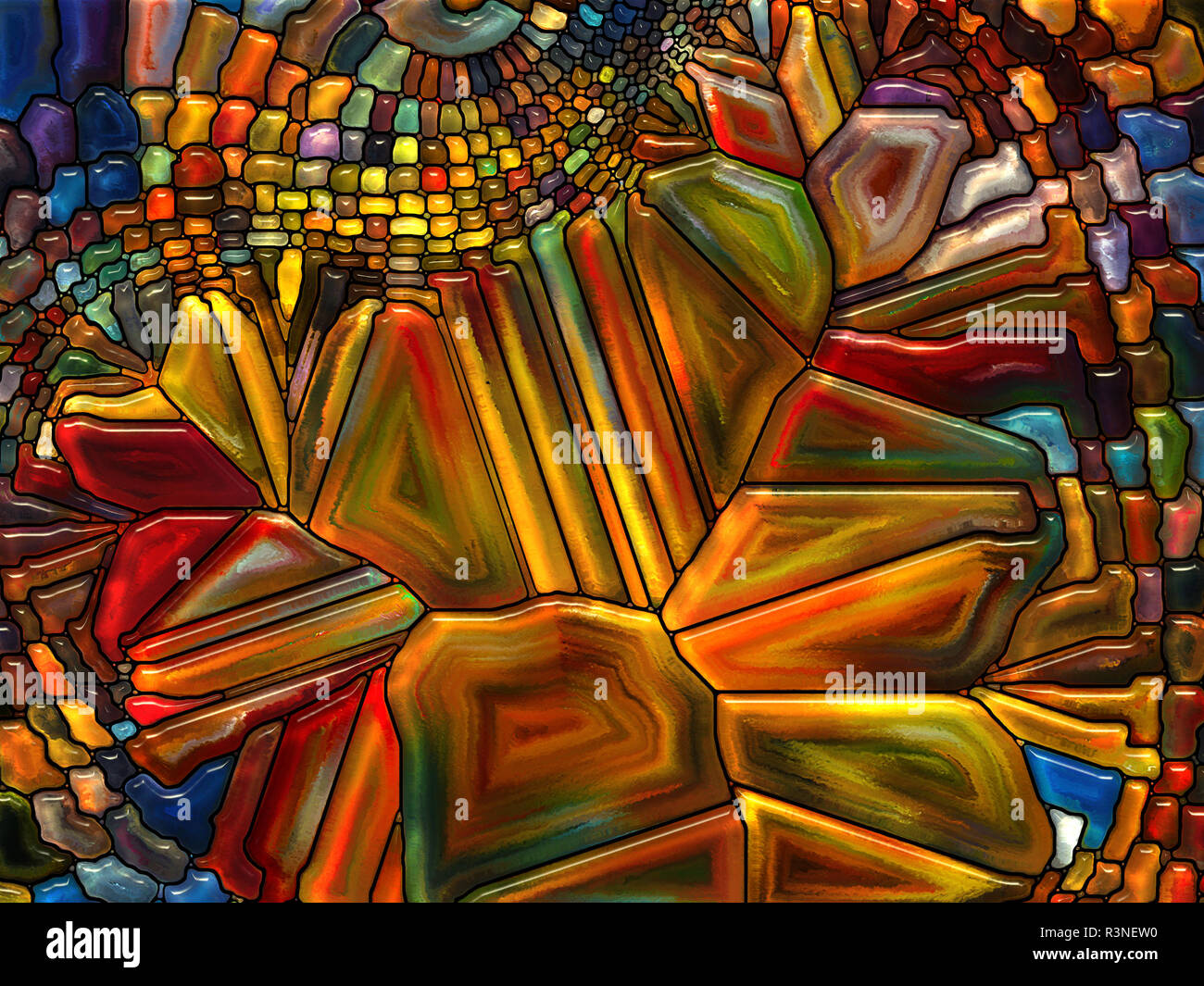 Gemstone line art hi-res stock photography and images - Alamy