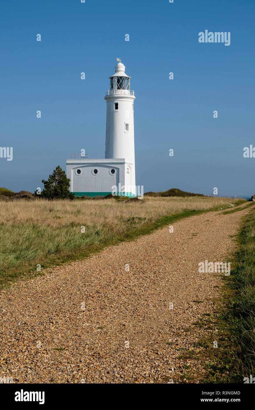Hurst Point Lighthouse in the Solent, Hampshire, England, UK Stock ...