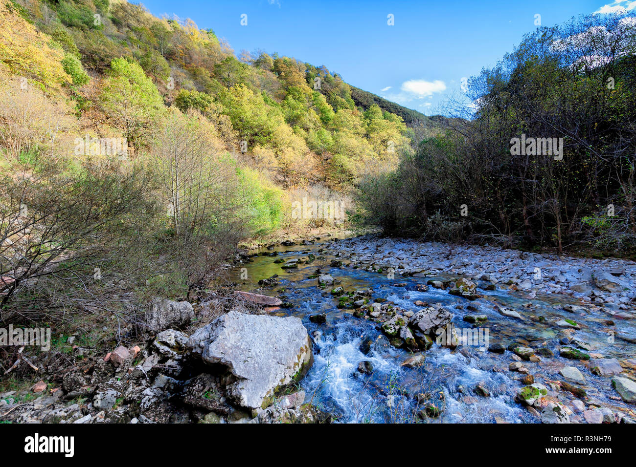 Dobra river in Spain Stock Photo - Alamy
