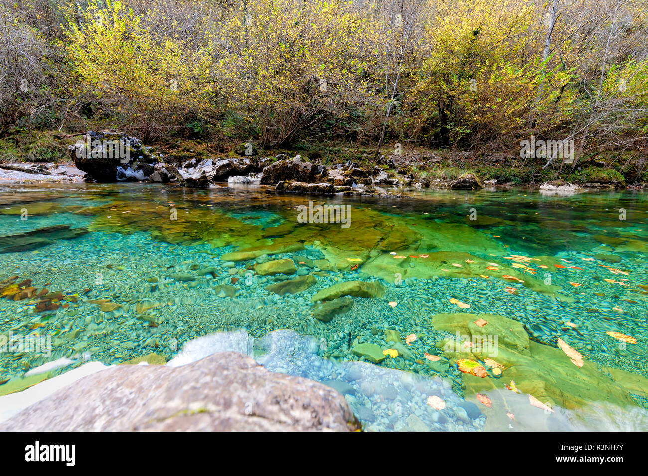 Dobra river in Spain Stock Photo - Alamy
