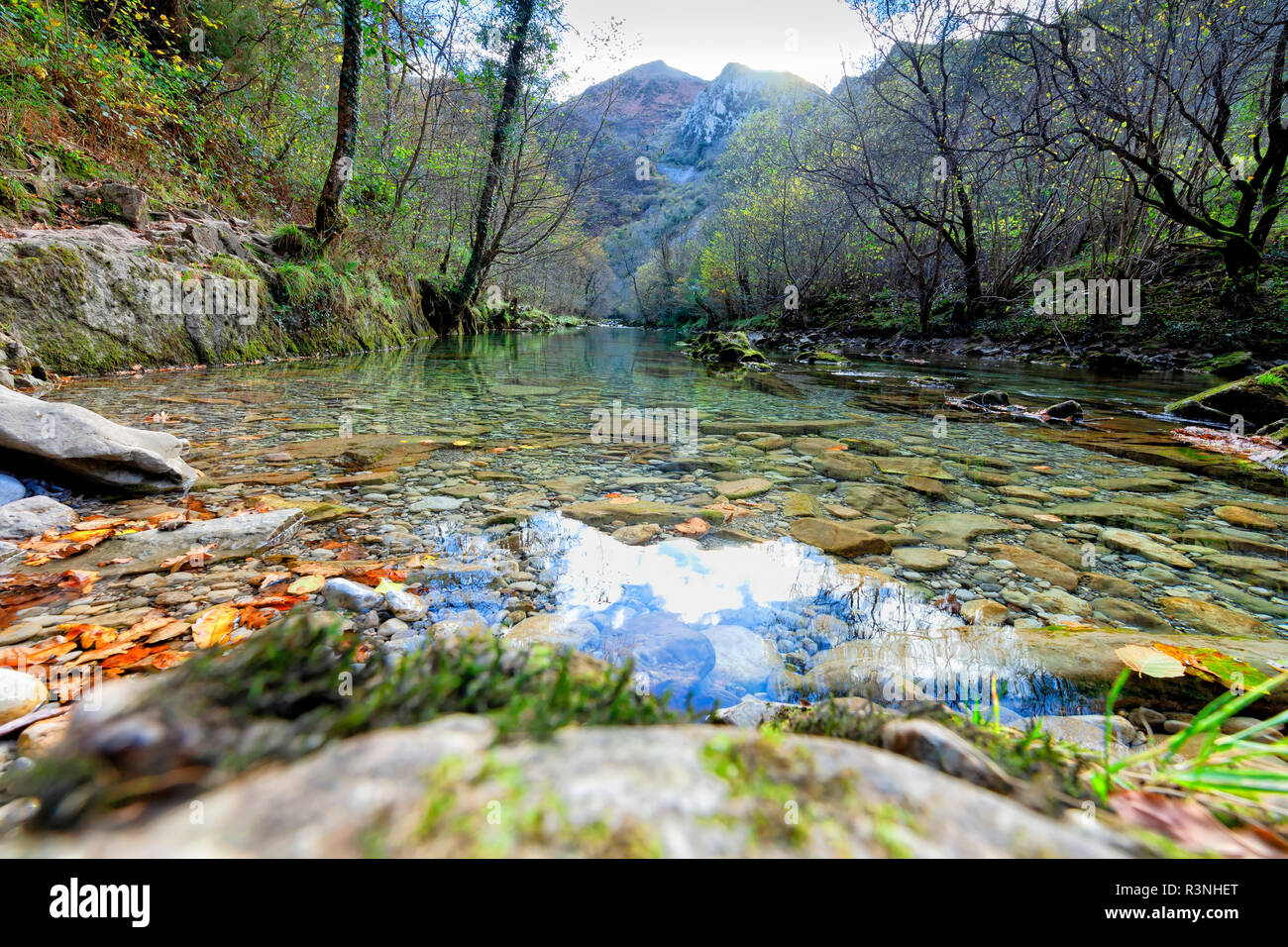 Dobra river in Spain Stock Photo - Alamy