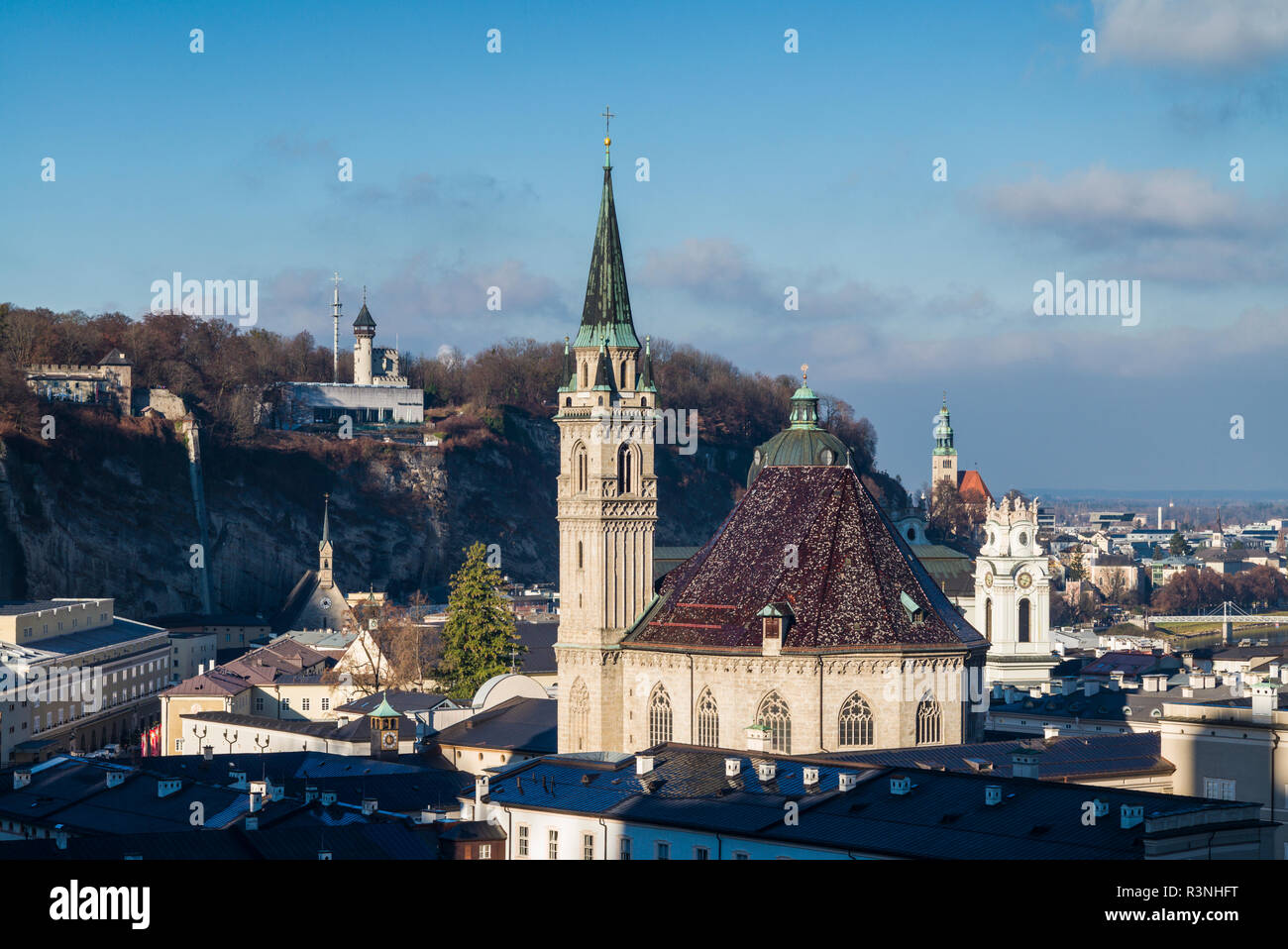 Austria, Salzburg of Franciscan church Stock Photo - Alamy