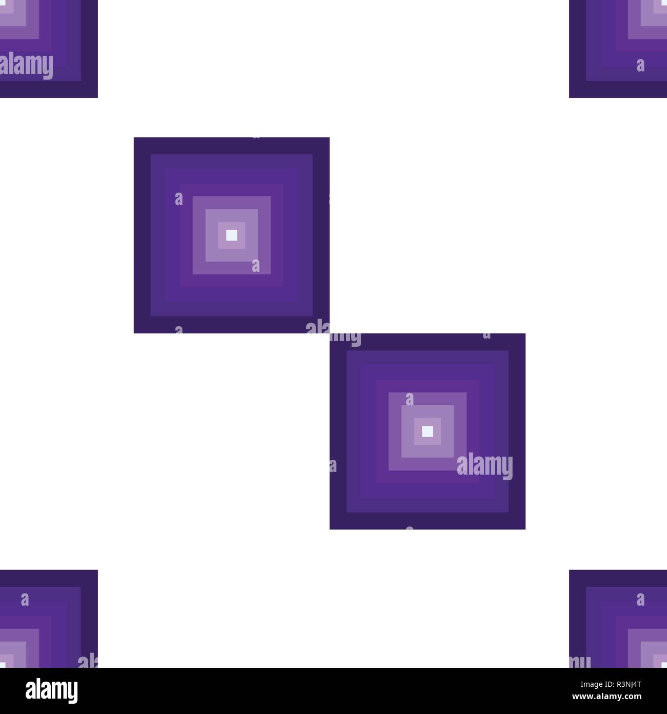 seamless pattern with dark purple squares vector isolated on white background Stock Vector Image ...