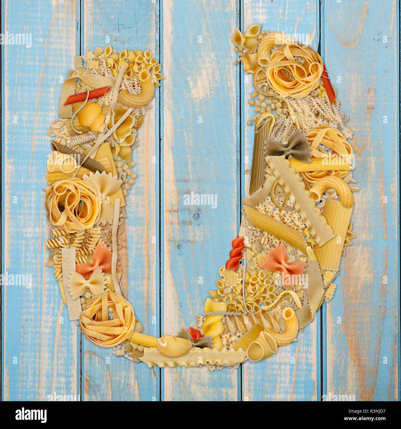 Alphabet spaghetti typeface hi-res stock photography and images - Alamy