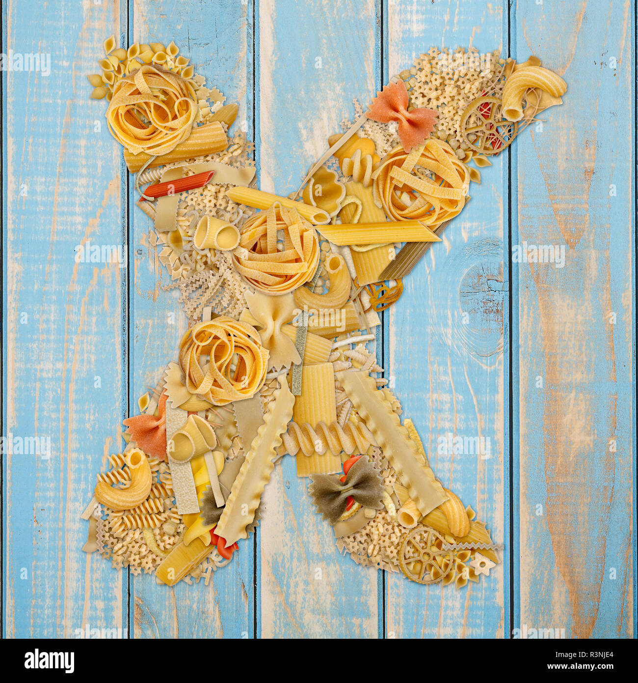 Writing pasta food alphabet hi-res stock photography and images - Alamy