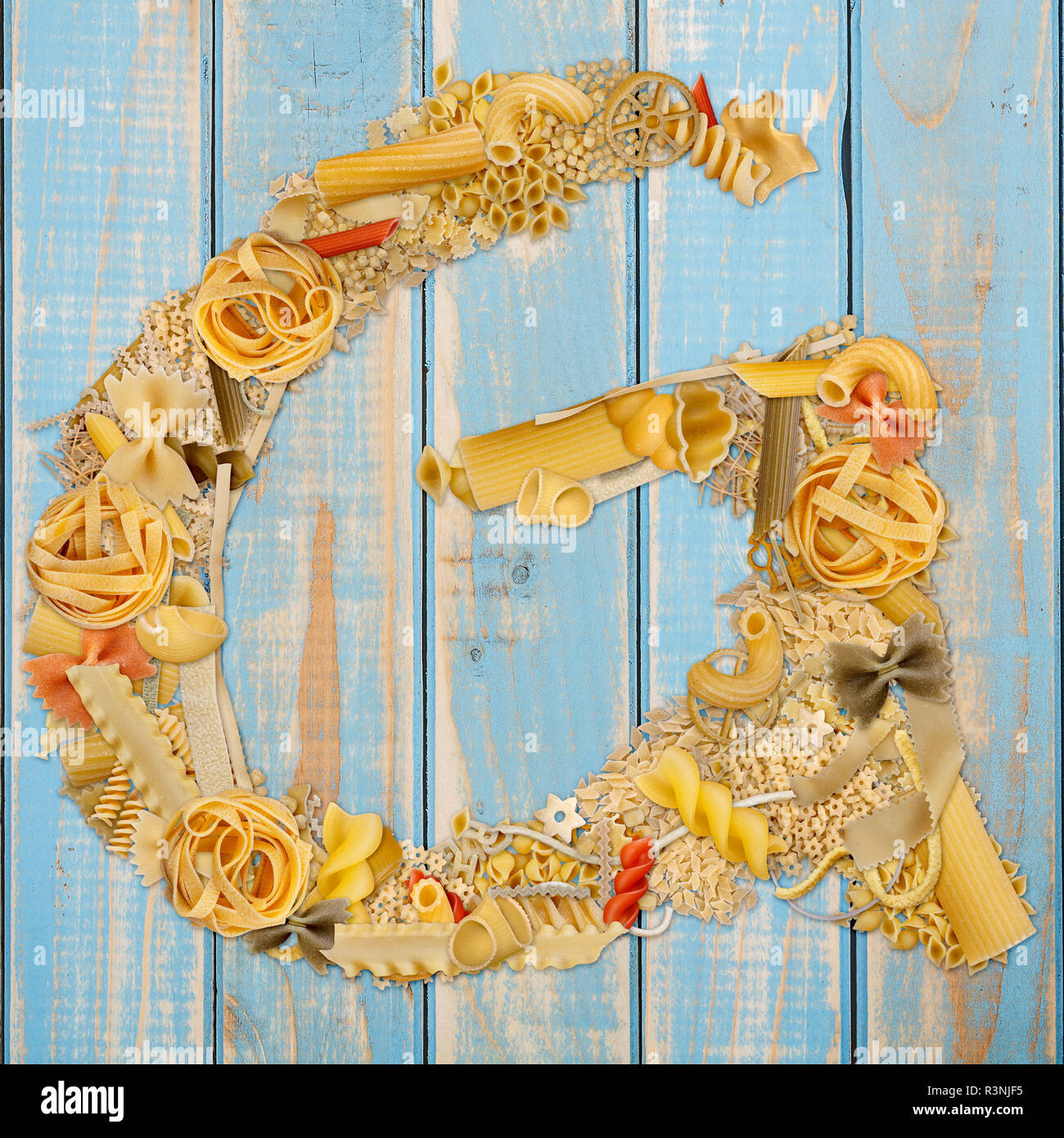 Alphabet spaghetti typeface hi-res stock photography and images - Alamy