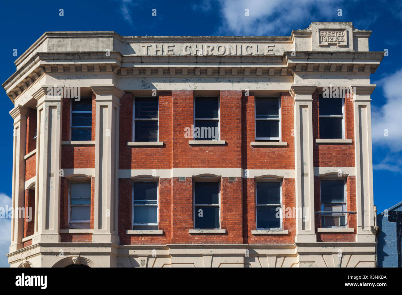 New Zealand, North Island, Whanganui. The Chronicle Building Stock ...