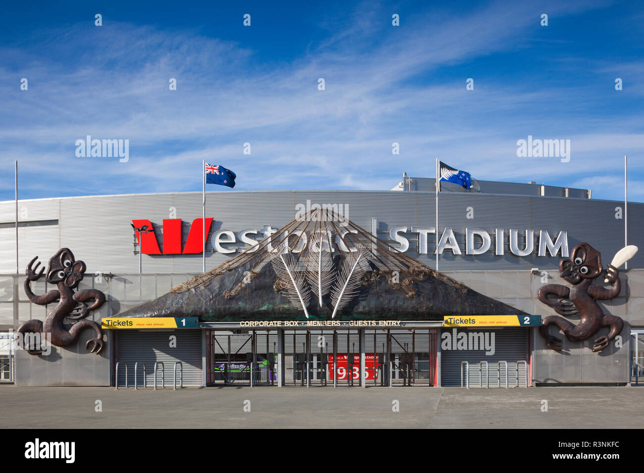 New Zealand, North Island, Wellington. Westpac Stadium Stock Photo - Alamy