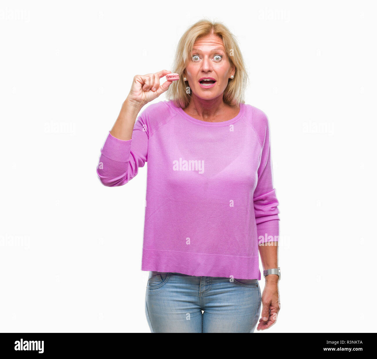Excited woman surprised delicious hi-res stock photography and images ...