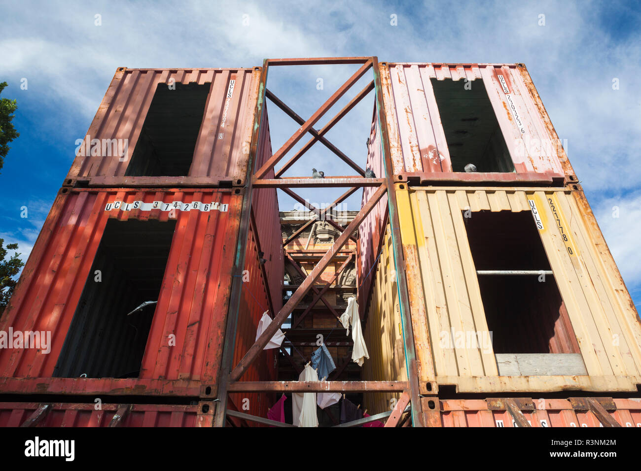 Container buildings hi-res stock photography and images - Alamy
