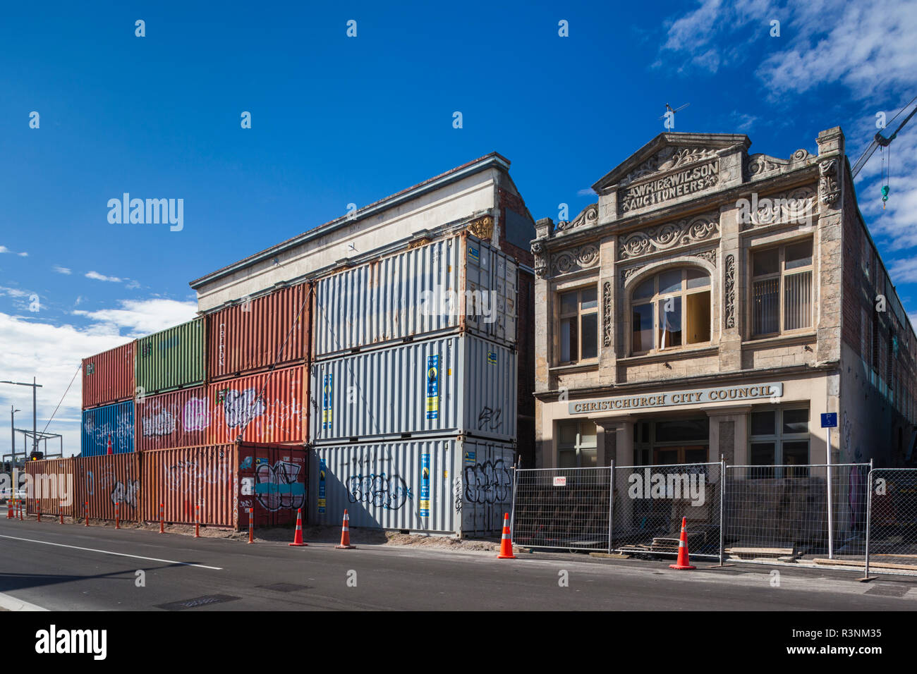 New Zealand, South Island, Christchurch, post-2011 earthquake ...