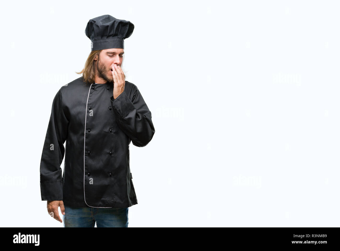 Exhausted young hispanic man Cut Out Stock Images & Pictures - Alamy