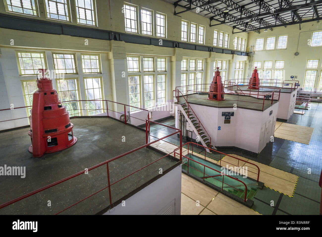 Generator of the Yate Dam Hydroelectric Plant. New Caledonia Stock ...