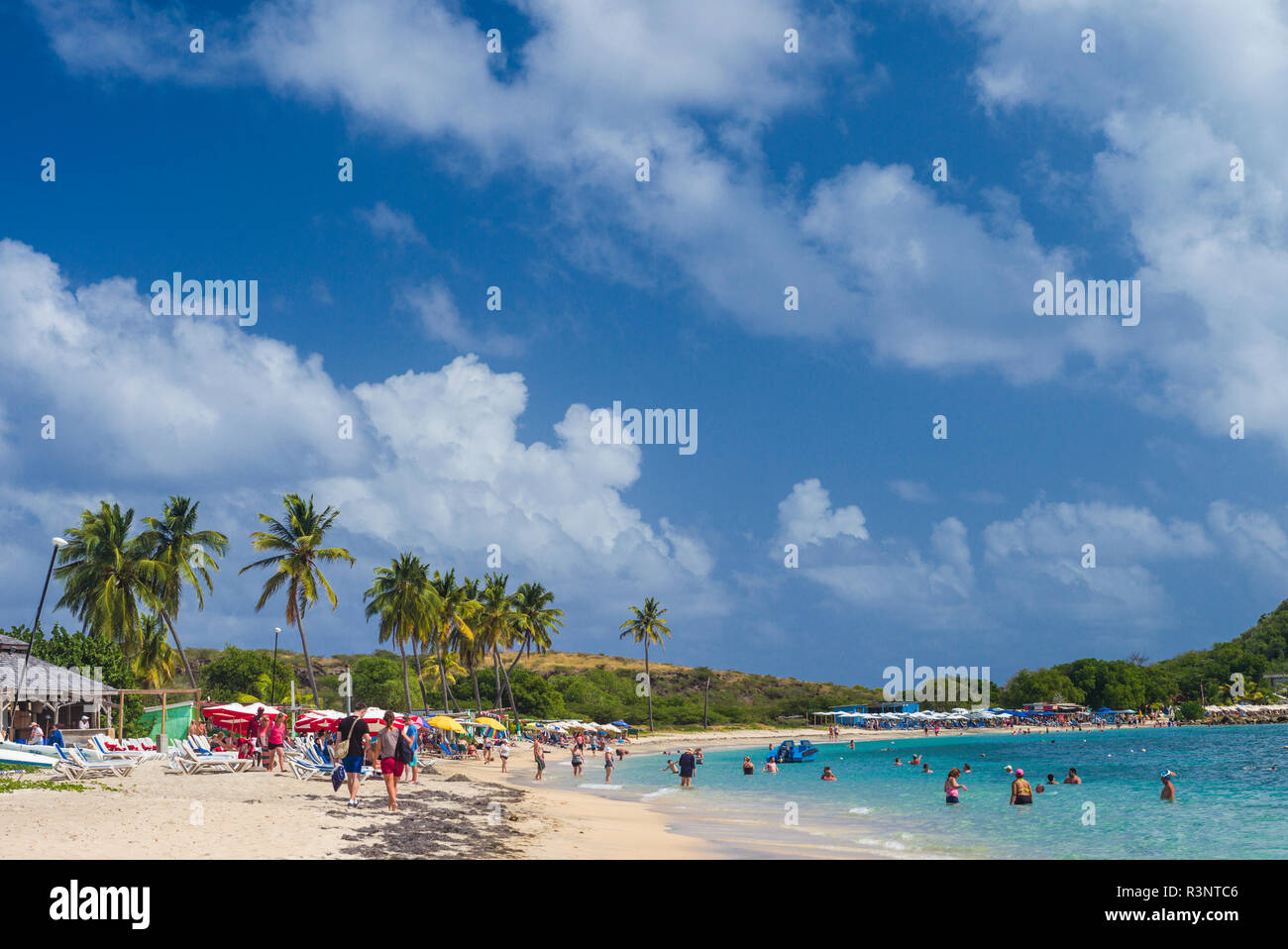 St. Kitts and Nevis, St. Kitts. South Peninsula, Cockleshell Bay, beach ...