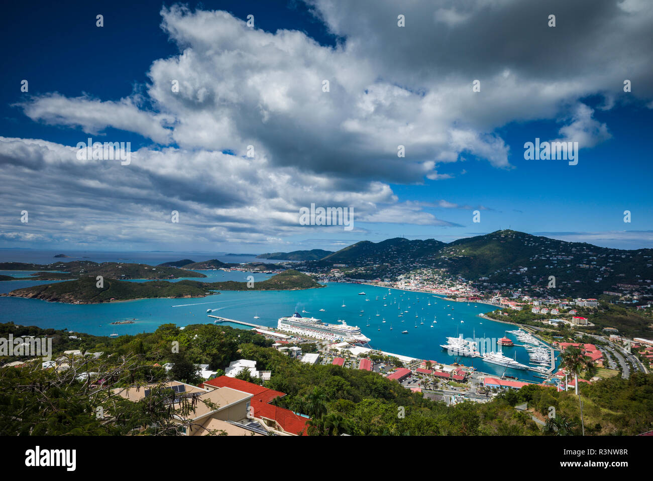 U.S. Virgin Islands, St. Thomas. Charlotte Amalie, Havensight cruise ...