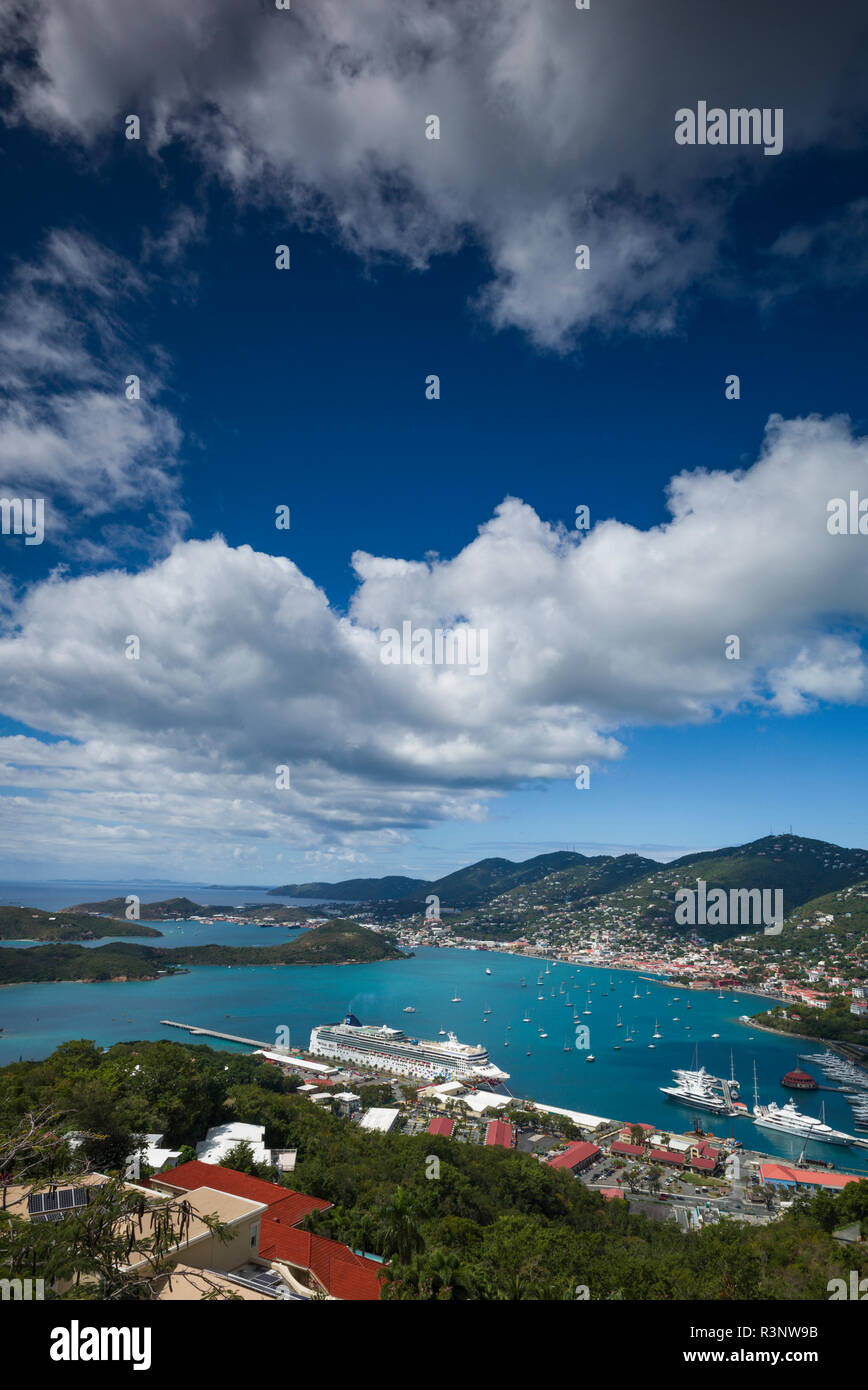 U.S. Virgin Islands, St. Thomas. Charlotte Amalie, Havensight cruise ...