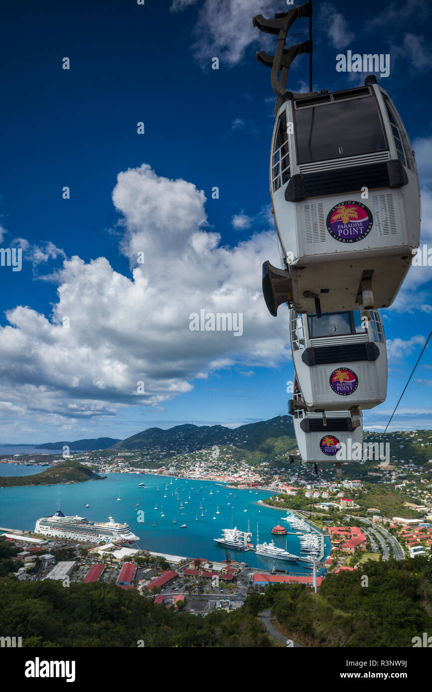 U.S. Virgin Islands, St. Thomas. Charlotte Amalie, Havensight cruise ...