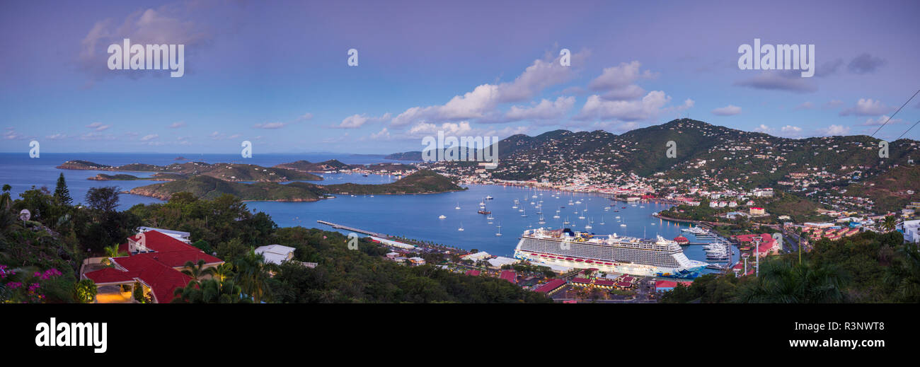 U.S. Virgin Islands, St. Thomas. Charlotte Amalie, Havensight cruise ...