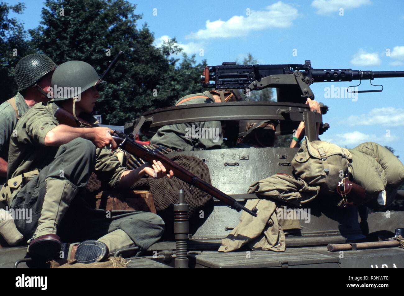 Ww2 us machine gun hi-res stock photography and images - Alamy