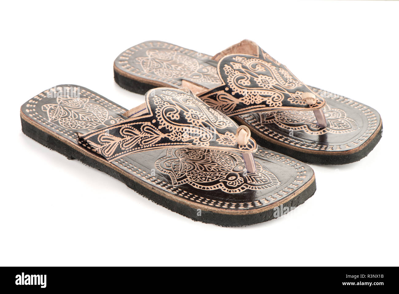 Leather sandals india hi-res stock photography and images - Alamy