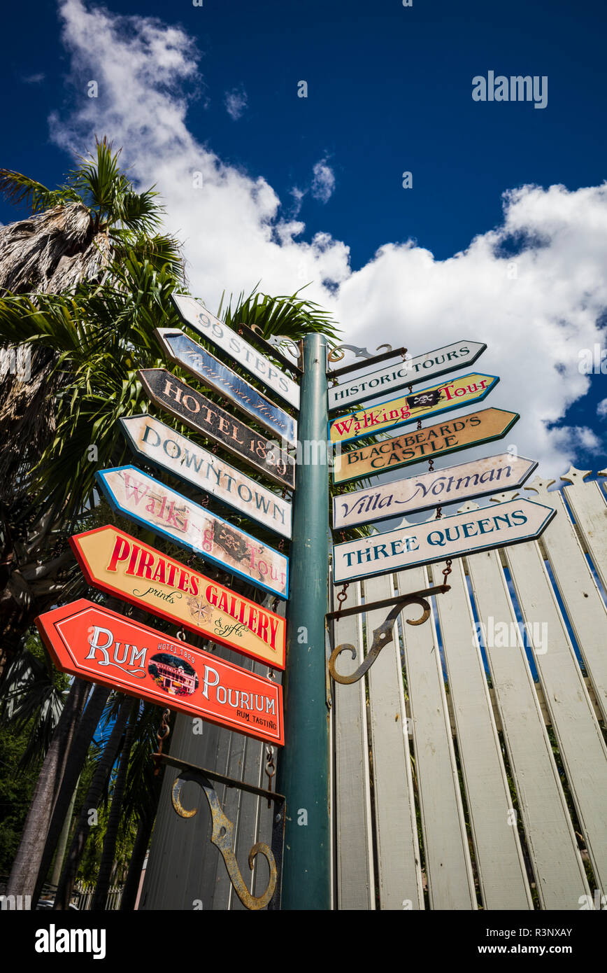 Sign st thomas virgin islands hi-res stock photography and images - Alamy