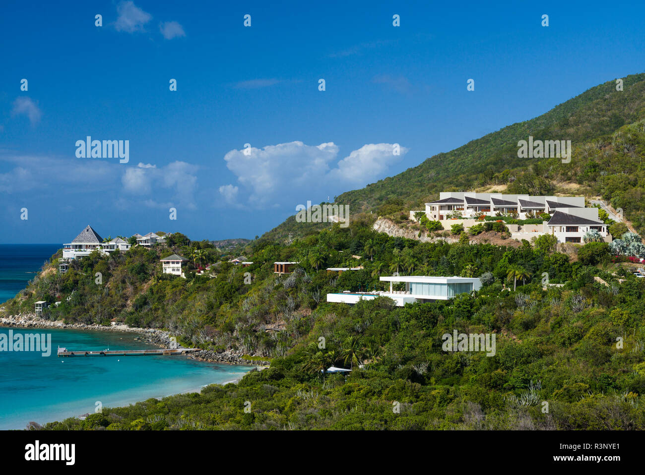 British Virgin Islands, Virgin Gorda. Pond Bay Stock Photo - Alamy