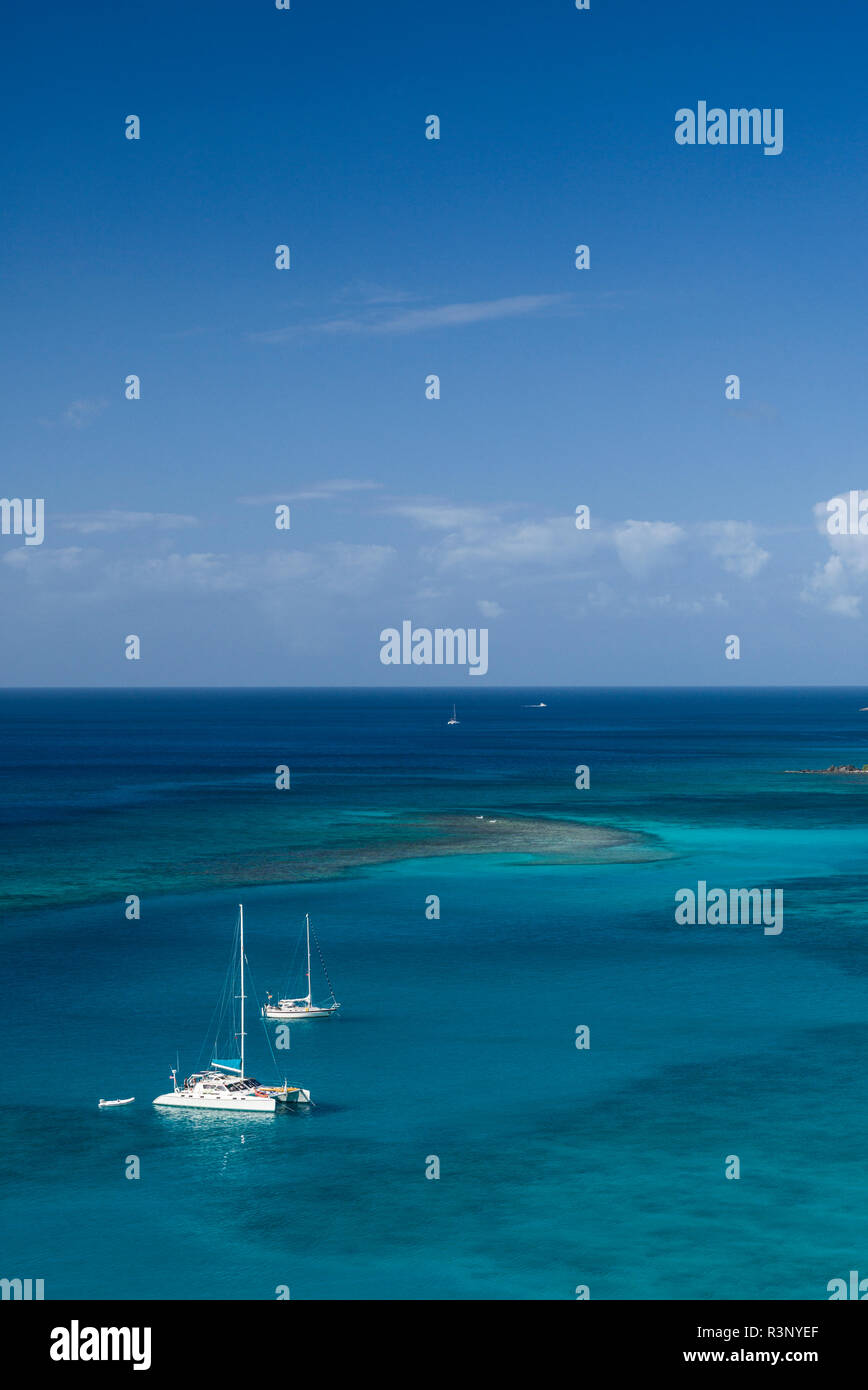 British Virgin Islands, Virgin Gorda. Pond Bay Stock Photo - Alamy