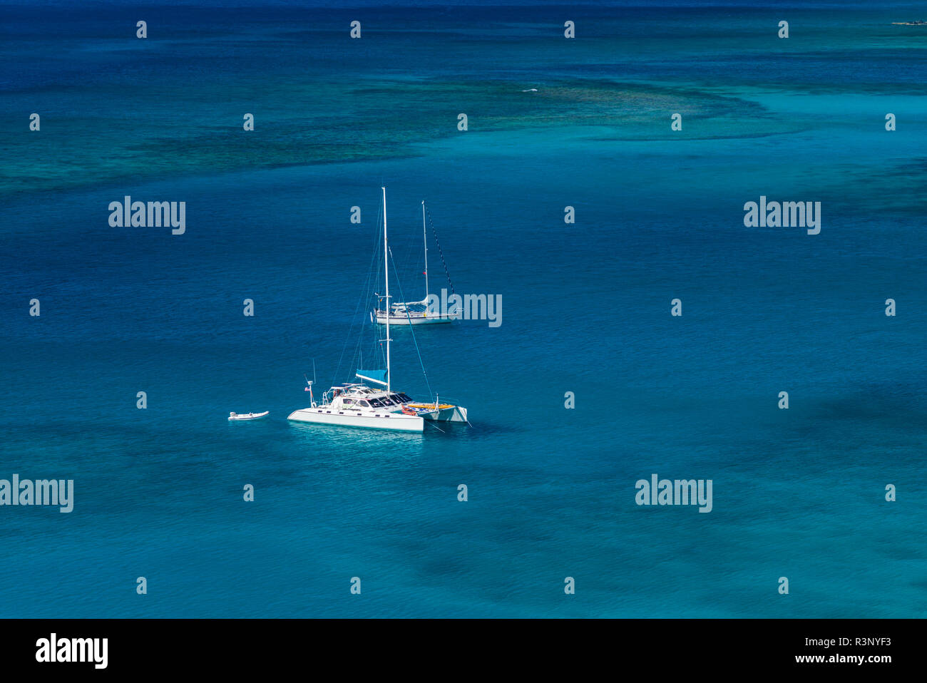 British Virgin Islands, Virgin Gorda. Pond Bay Stock Photo - Alamy