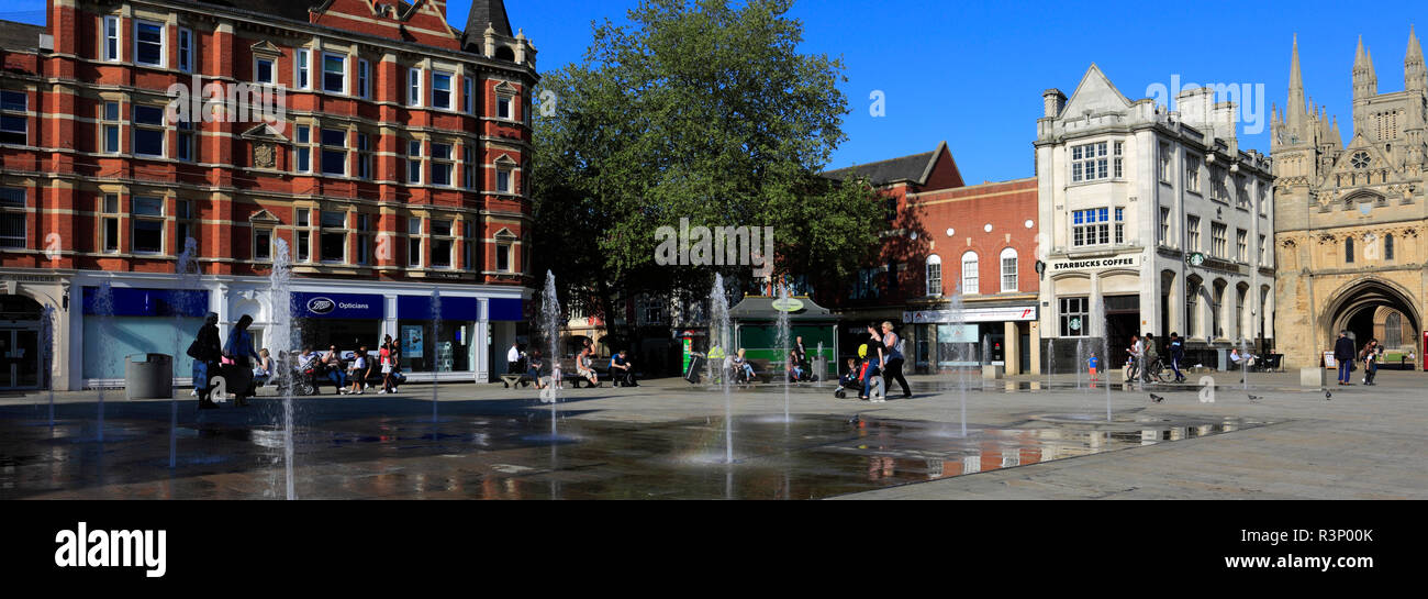Peterborough Water Fountains High Resolution Stock Photography and ...