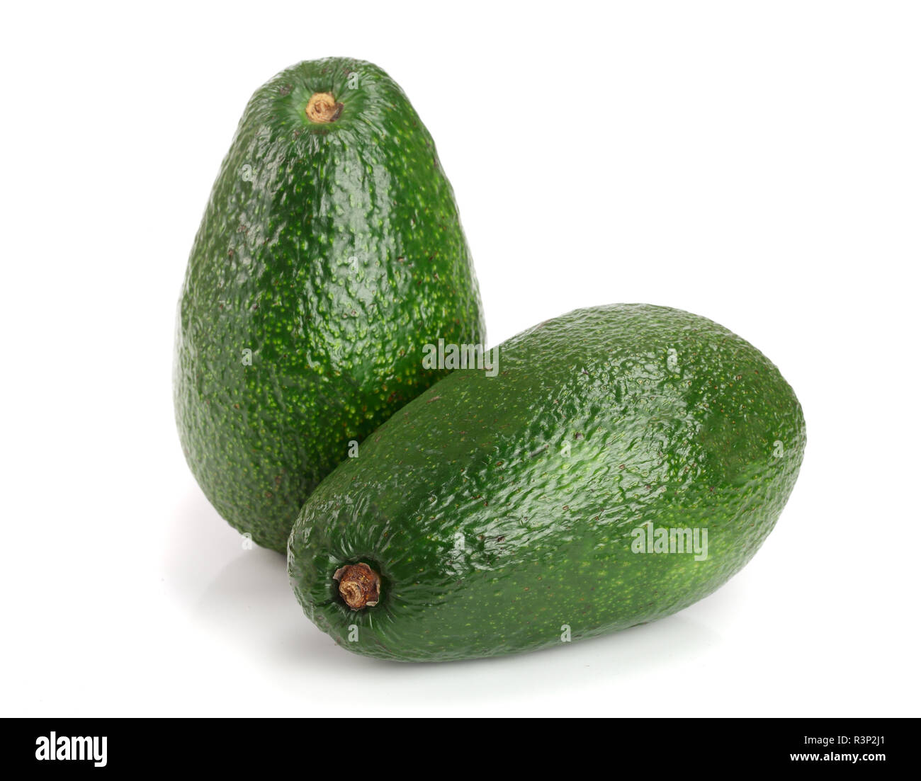 whole avocado isolated on white background close-up Stock Photo - Alamy