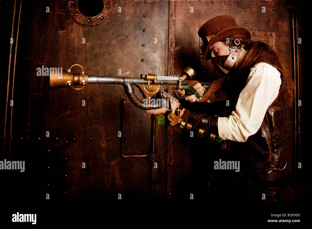 Steampunk Machine Gun