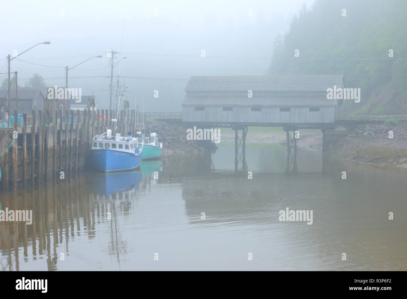 Canada, New Brunswick, Saint Martins. Vaughn Creek No. 1 Irish River ...