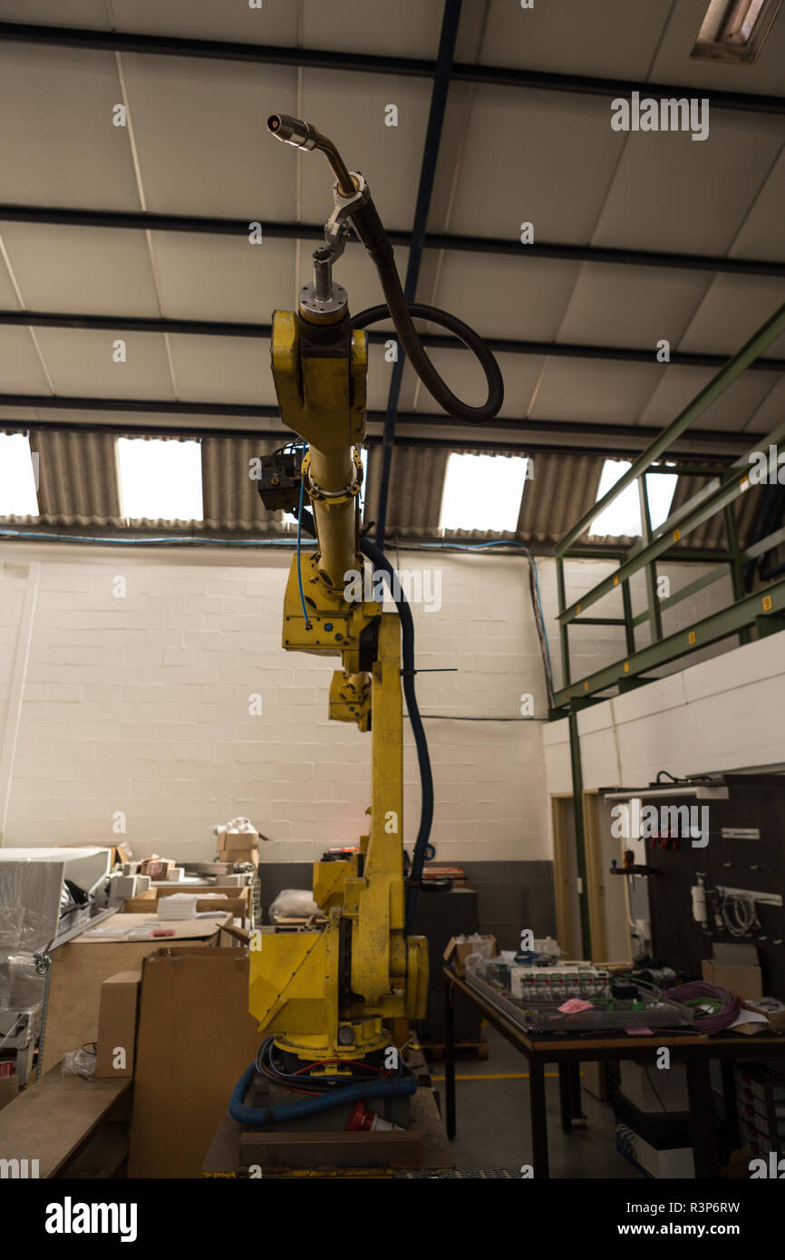Robotic machine in warehouse Stock Photo - Alamy