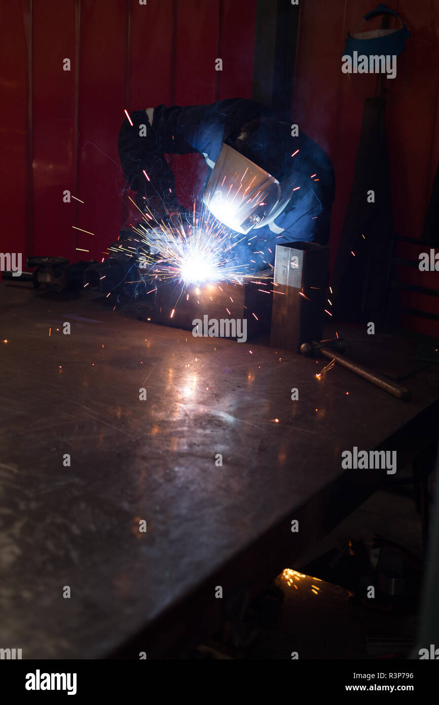 Male engineers work modern industrial hi-res stock photography and ...