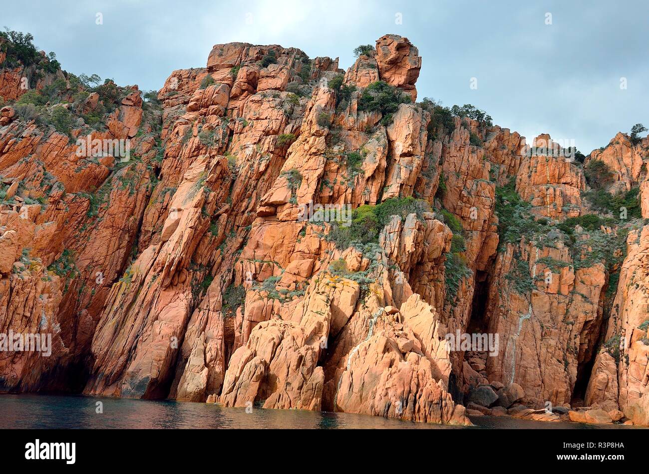 Cliffs of Piana overlooking the sea, Corsica, France Stock Photo - Alamy