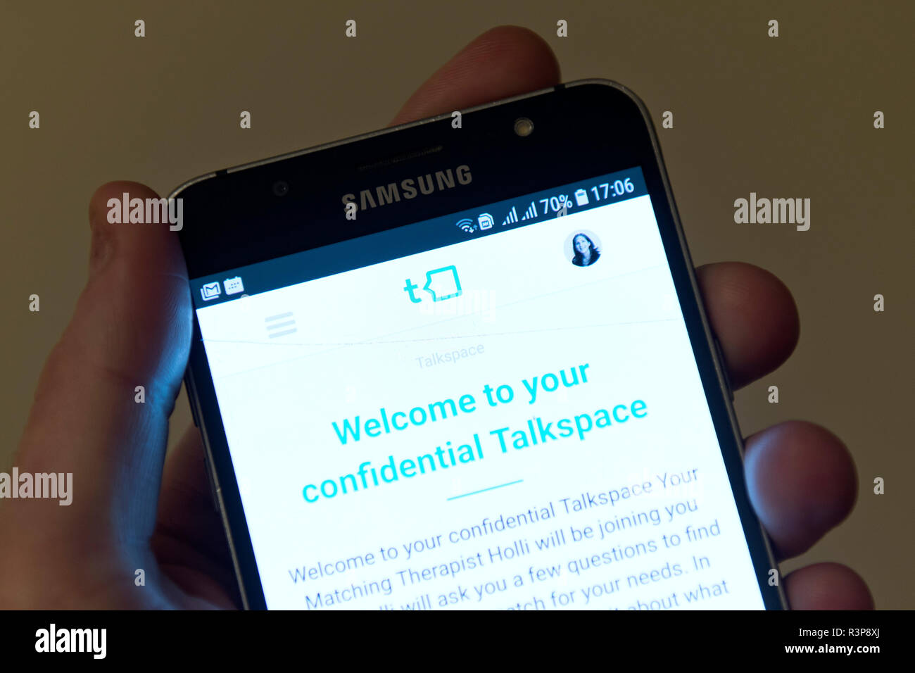 Talkspace logo hi-res stock photography and images - Alamy