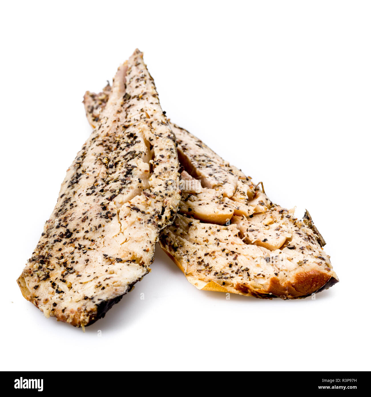 Smoked fish cold mackerel Cut Out Stock Images & Pictures - Alamy