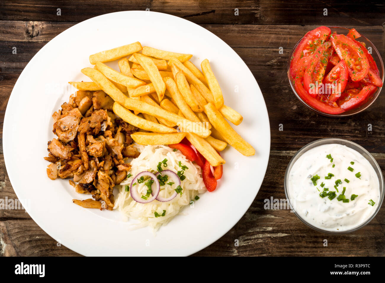 doner with french fries Stock Photo - Alamy