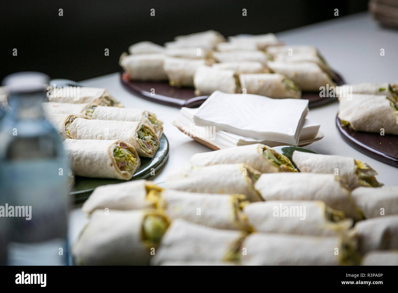 catering,breakfast and finger food / wraps Stock Photo - Alamy